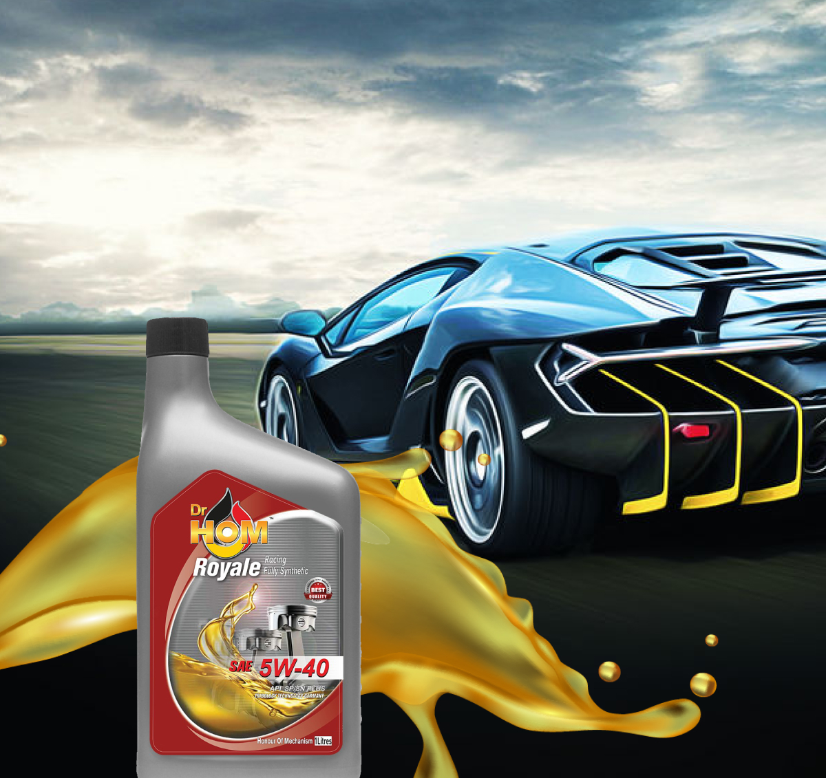 RACING OIL SP5W-40 – Dr Hom Engine Oil